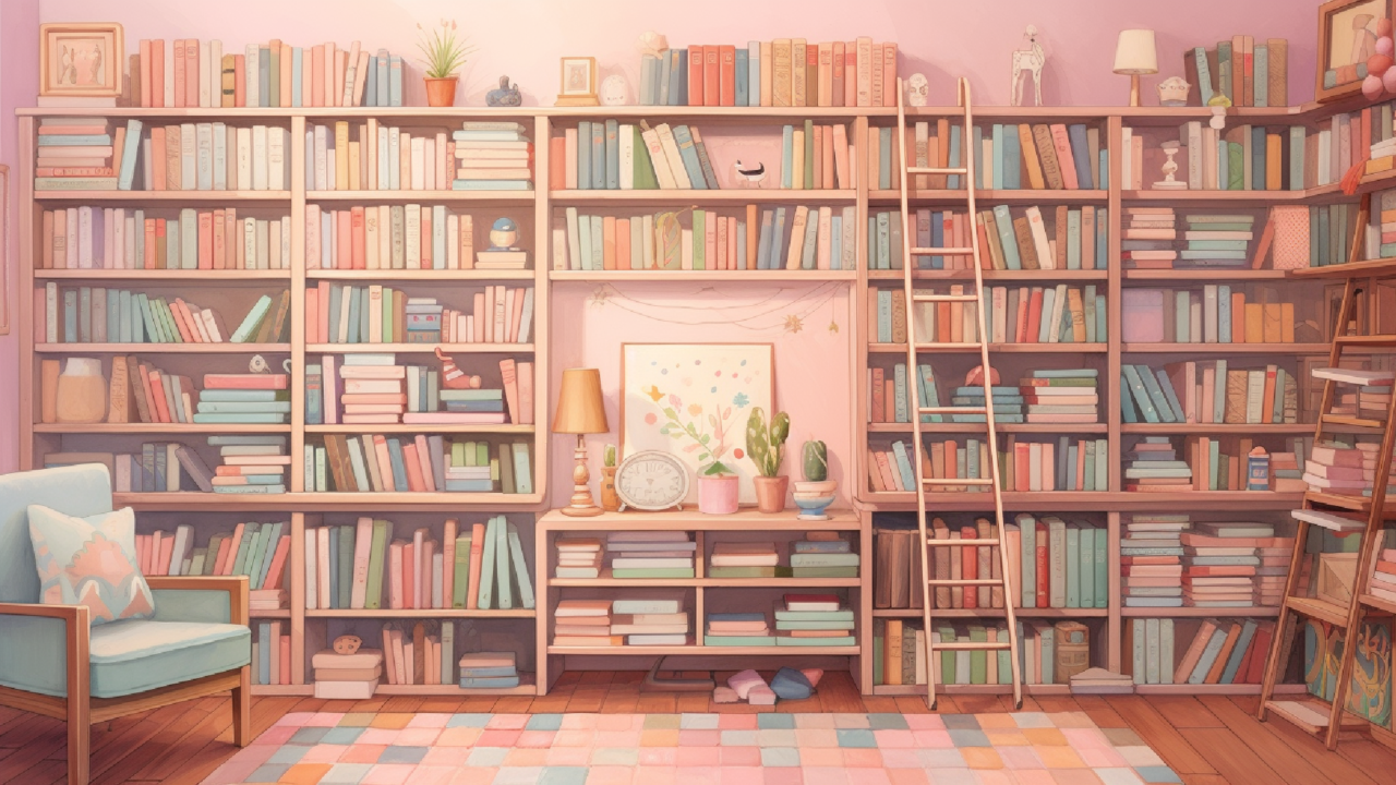 かわいい図書館の背景【20枚】