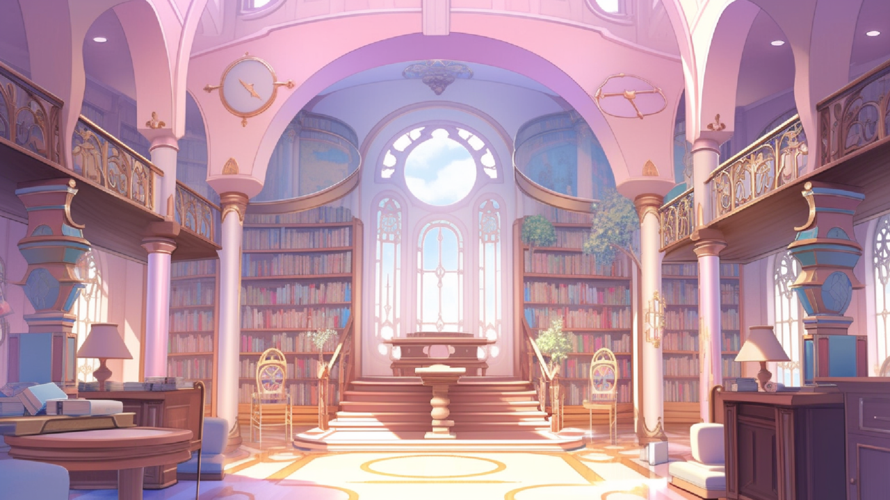 かわいい図書館の背景【20枚】